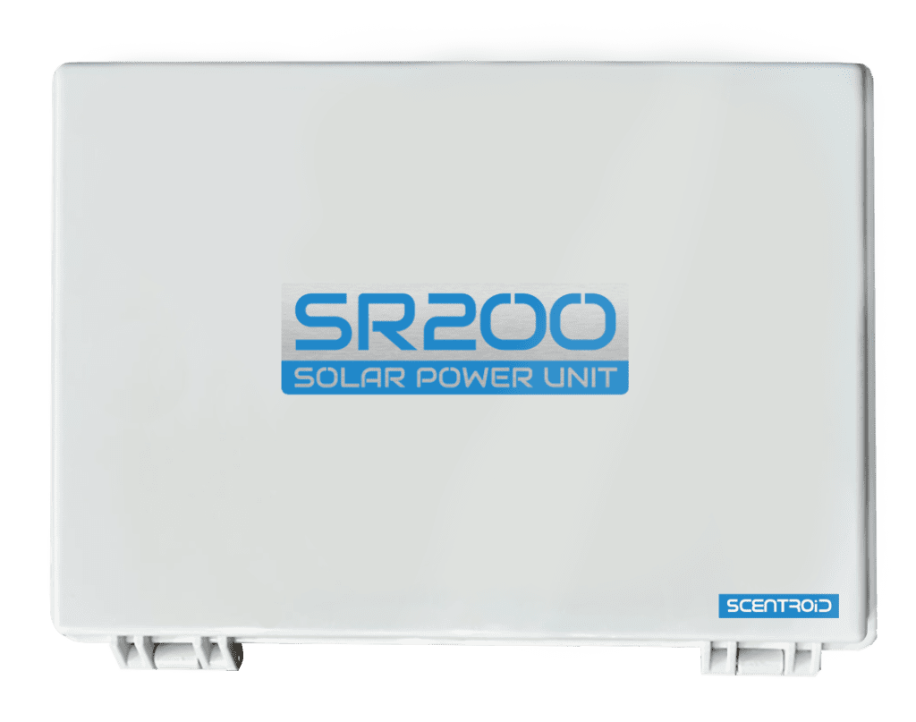 Scentroid's SR200 Solar Power Module | Air Monitor Power Source